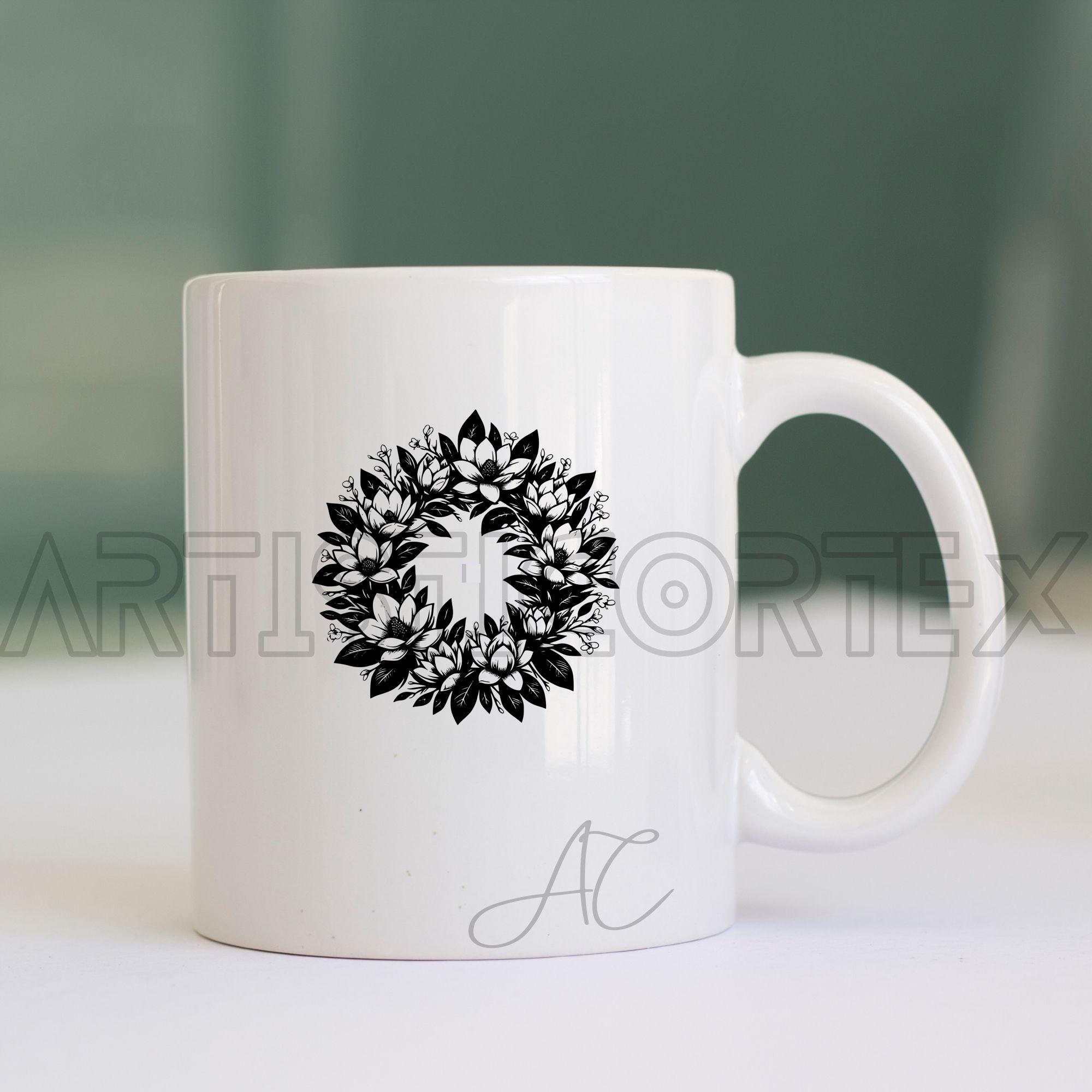 Magnolia SVG Bundle, Magnolia Wreath PNG ,magnolia Branch Clipart, Hand ...