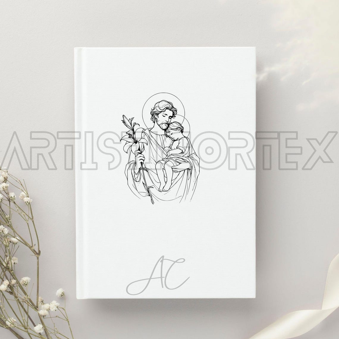 Saint Joseph SVG Bundle, St Joseph PNG , Saint Joseph and the Child ...