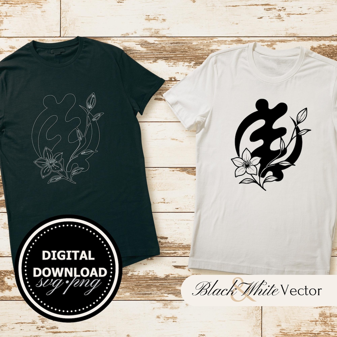 Gye Nyame SVG Bundle, Adinkra Symbol PNG, African Symbol Clipart, Hand ...