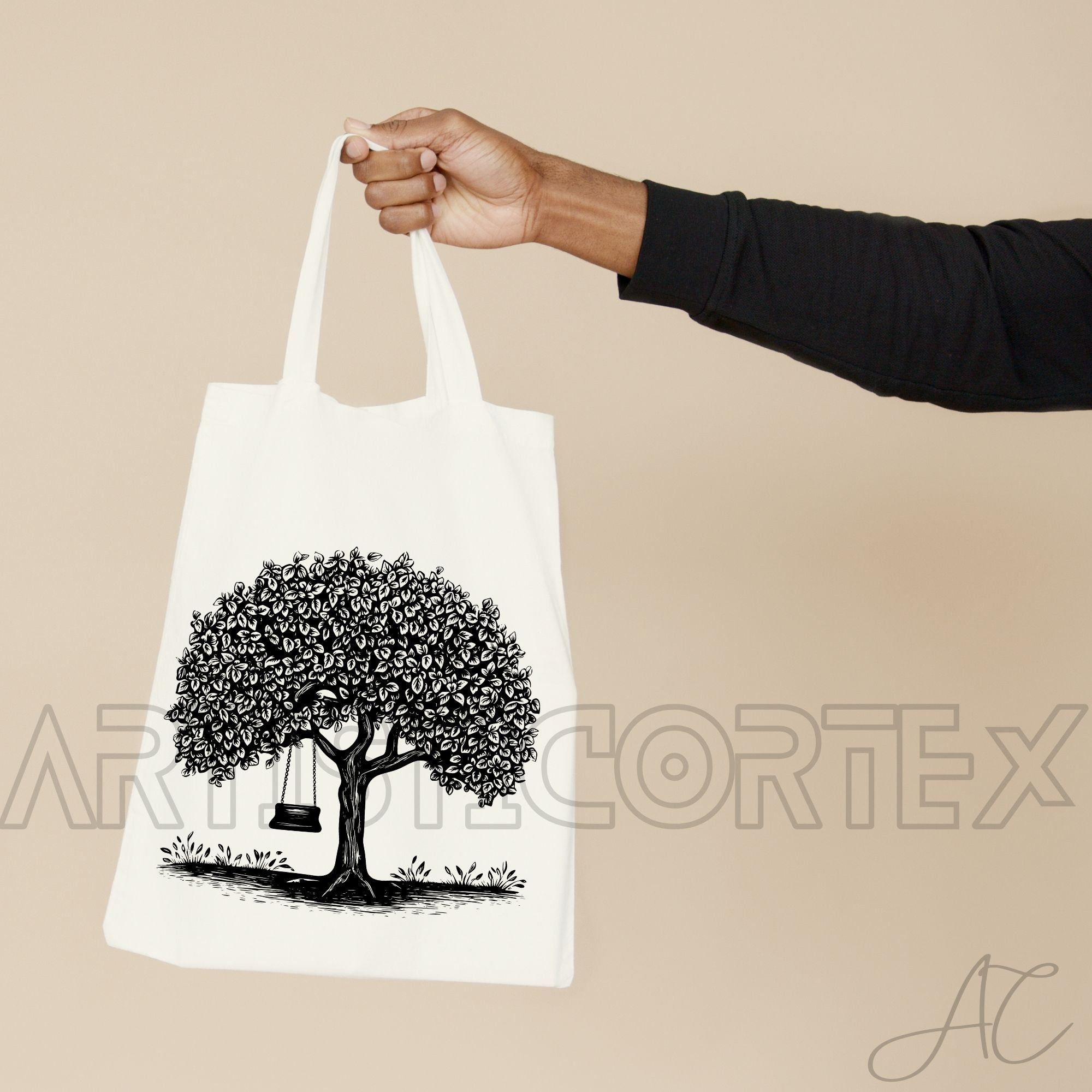 Apple Tree SVG Bundle, Apple Tree With Swing PNG, Apple Clipart, Hand ...