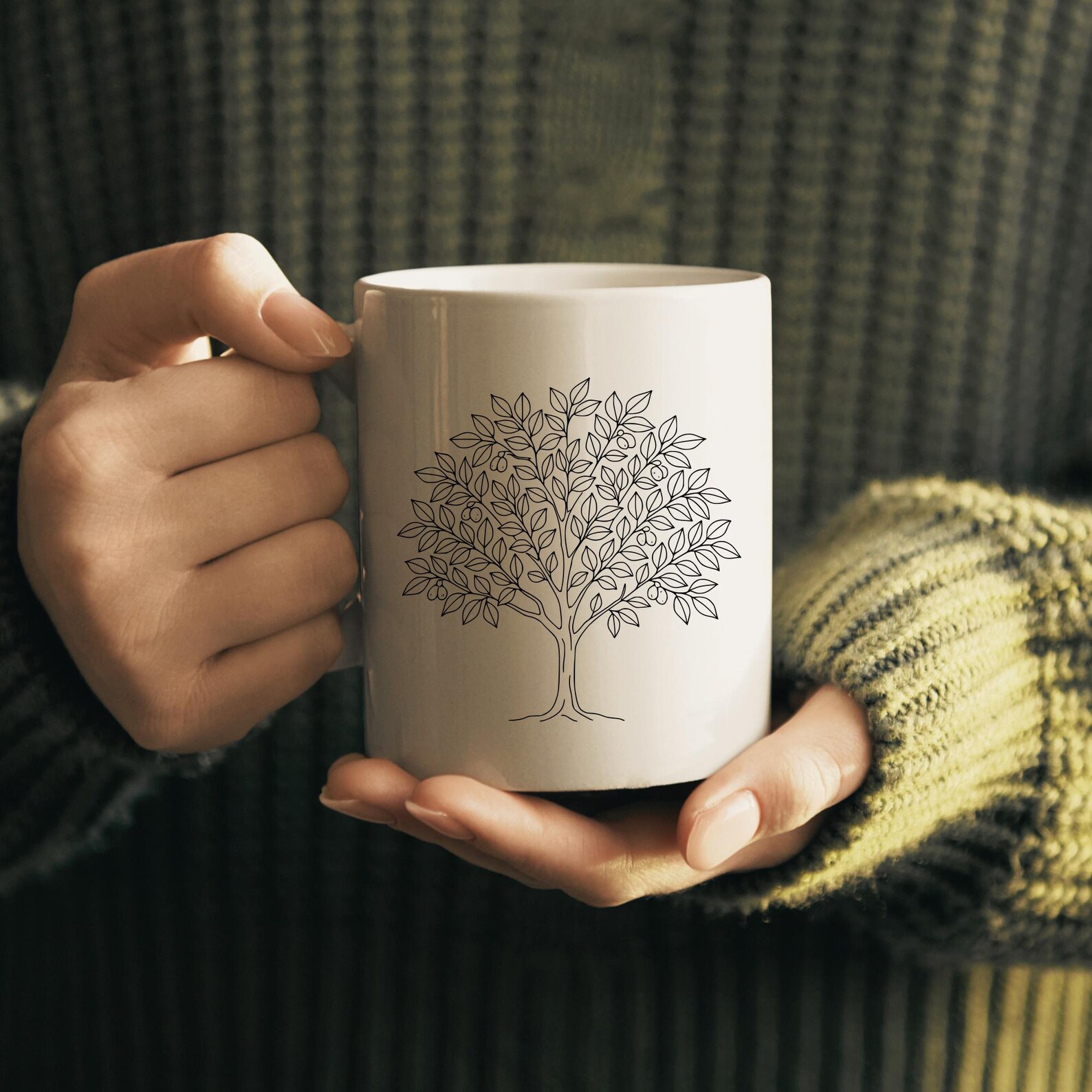 Walnut Tree SVG Bundle, Walnut PNG ,tree Clipart, Hand Drawn Walnut ...