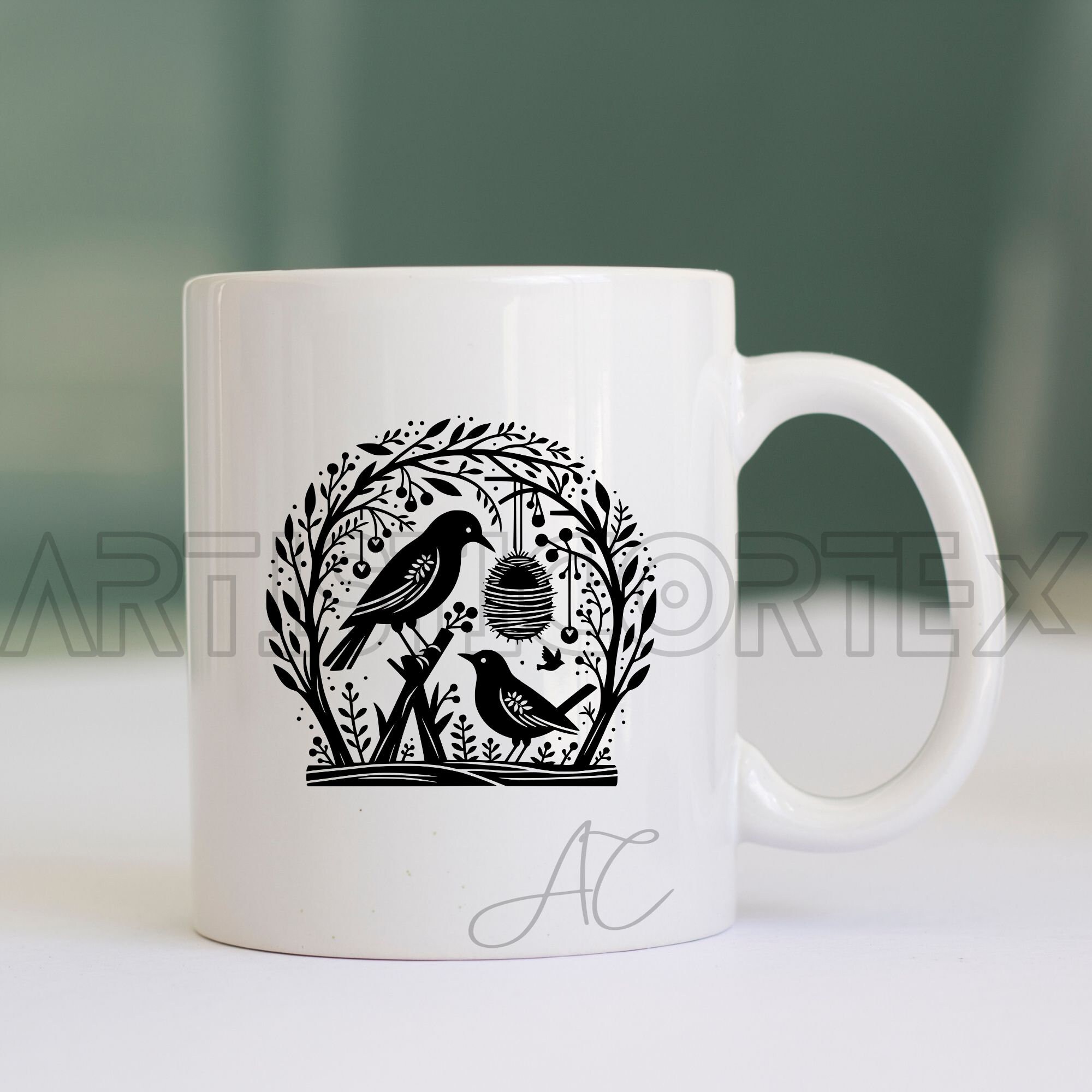 Bowerbird SVG & PNG Bundle,bowerbird Courtship Clipart, Hand Drawn ...