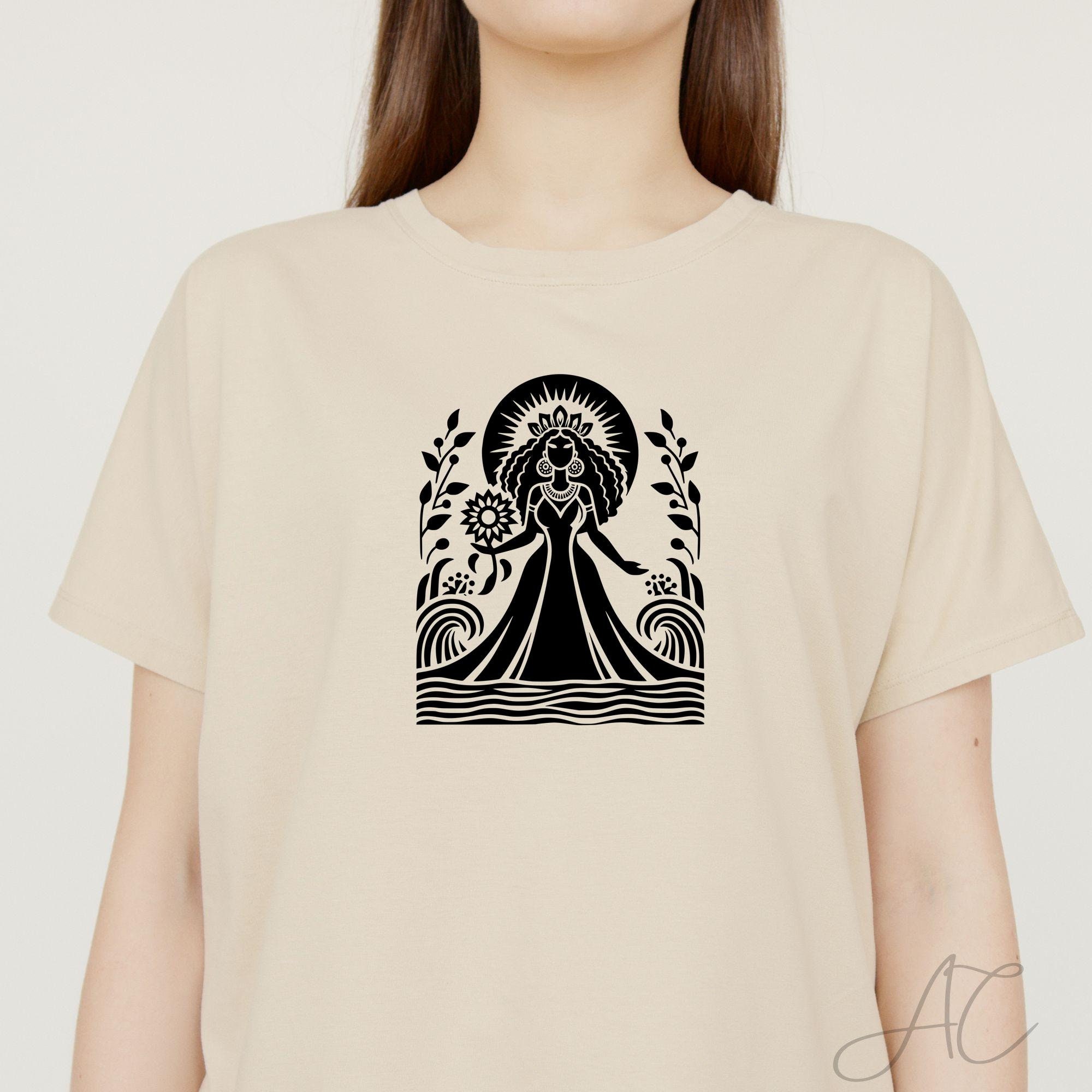 Oshun SVG Bundle, Eiver Orisha PNG, African Goddess Clipart, Hand Drawn ...