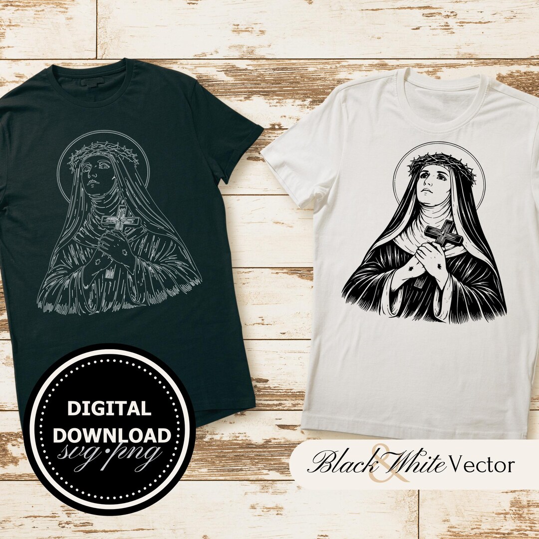 Saint Veronica Giuliani SVG Bundle, St Veronica PNG, Veronica De ...