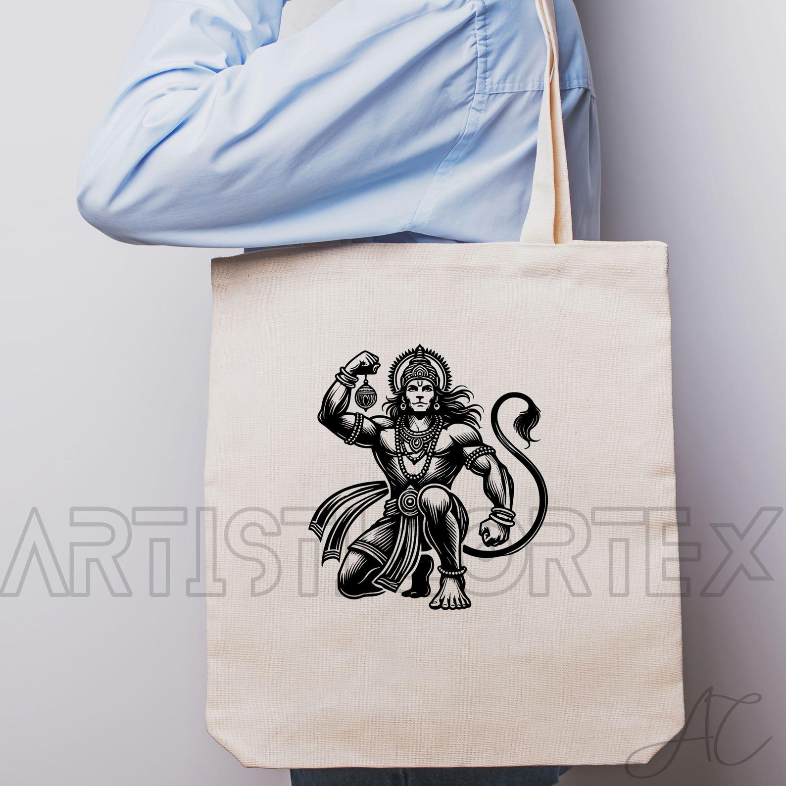 Hanuman SVG Bundle, Hanuman Deity PNG , Hindu Hanuman Clipart, Hand ...