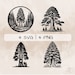 Sequoia Tree SVG Bundle, Redwood Tree With Swing PNG, Sequoia Tree ...