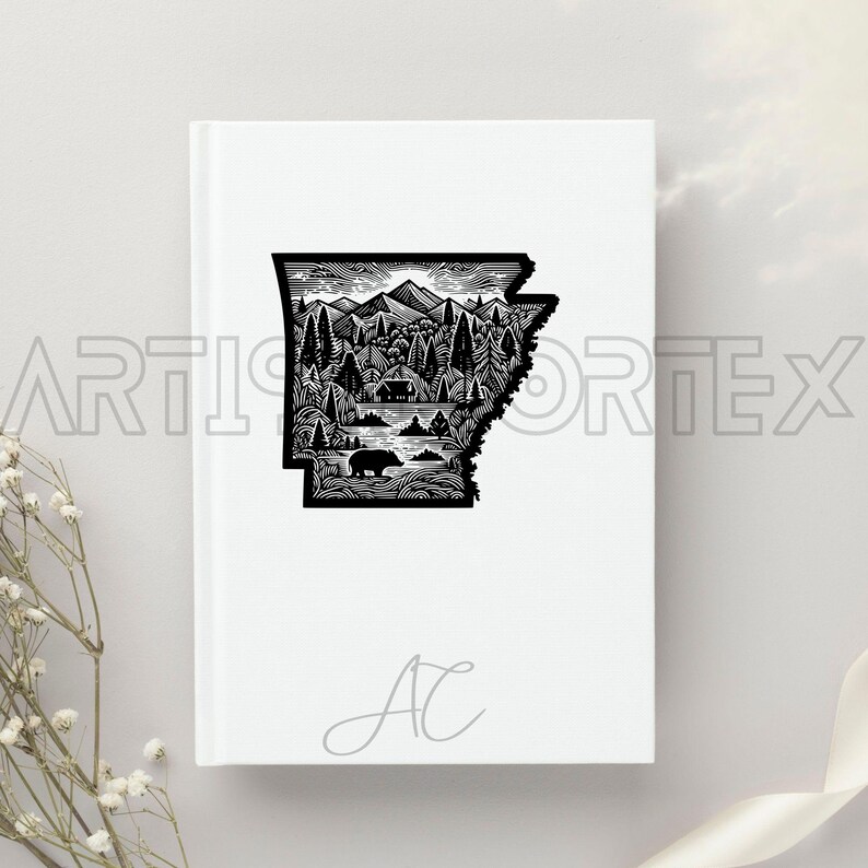 Arkansas SVG Bundle, Arkansas Map PNG ,arkansas Outline Clipart, Hand ...