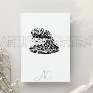 Volcano SVG Bundle, Volcano Scene PNG ,volcano Eruption Clipart, Hand ...