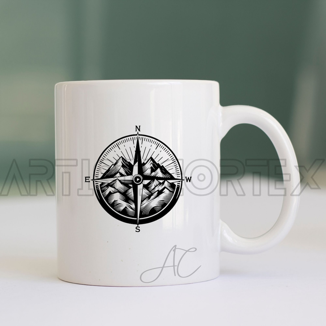 Mountain With Compass SVG Bundle, Compass SVG , Mountain Clipart ...