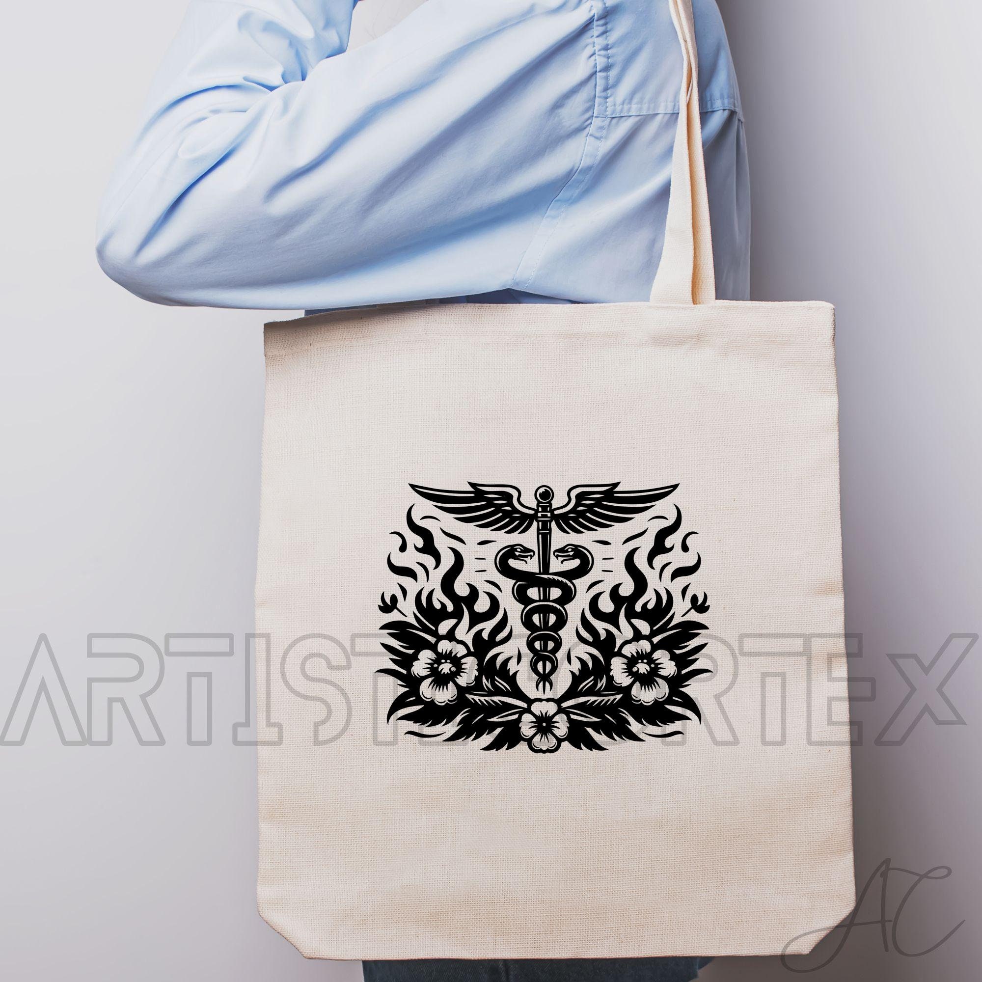 Caduceus SVG Bundle, Caduceus Sign PNG , Caduceus Staff Clipart, Hand ...