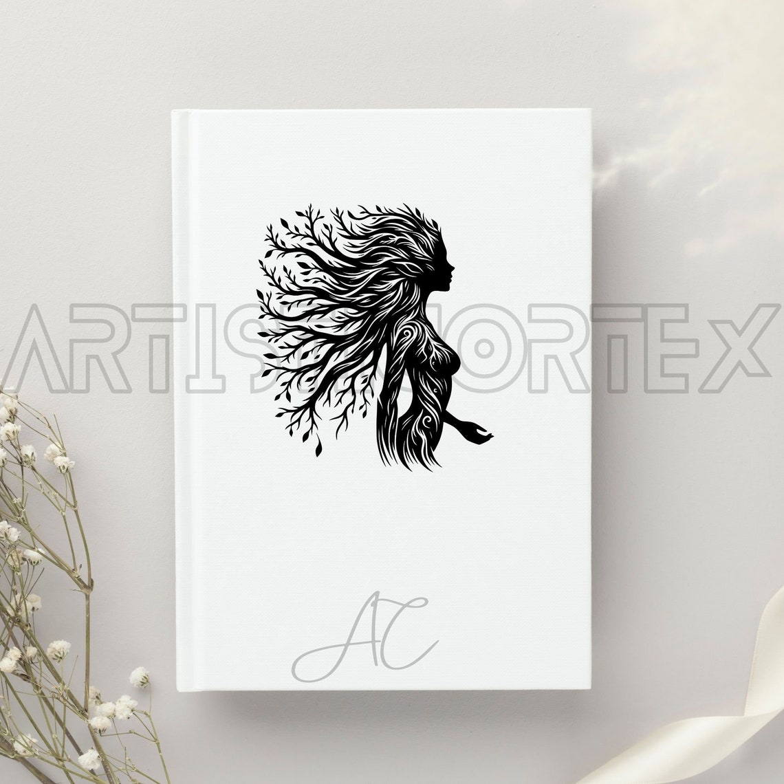 Dryad SVG Bundle, Tree Woman PNG, Dryad and Tree Clipart, Hand Drawn ...