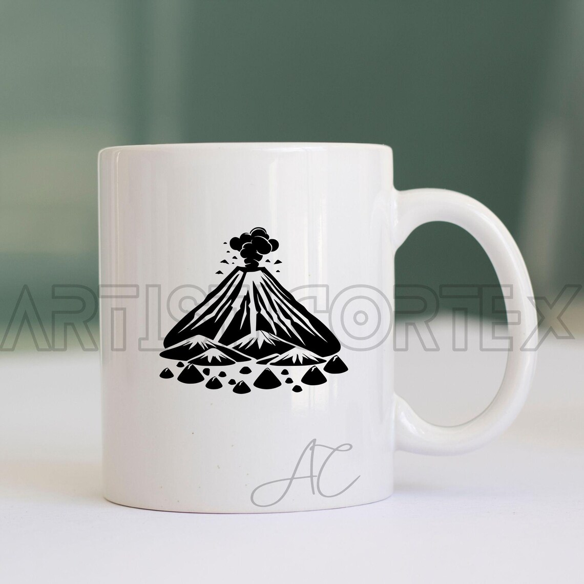 Volcano SVG Bundle, Volcano Eruption PNG ,volcano Scene Clipart, Hand ...
