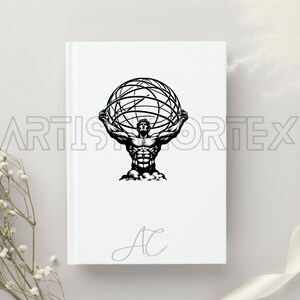 Atlas SVG Bundle, Atlas Holding the World PNG, Atlas and Sky Clipart ...