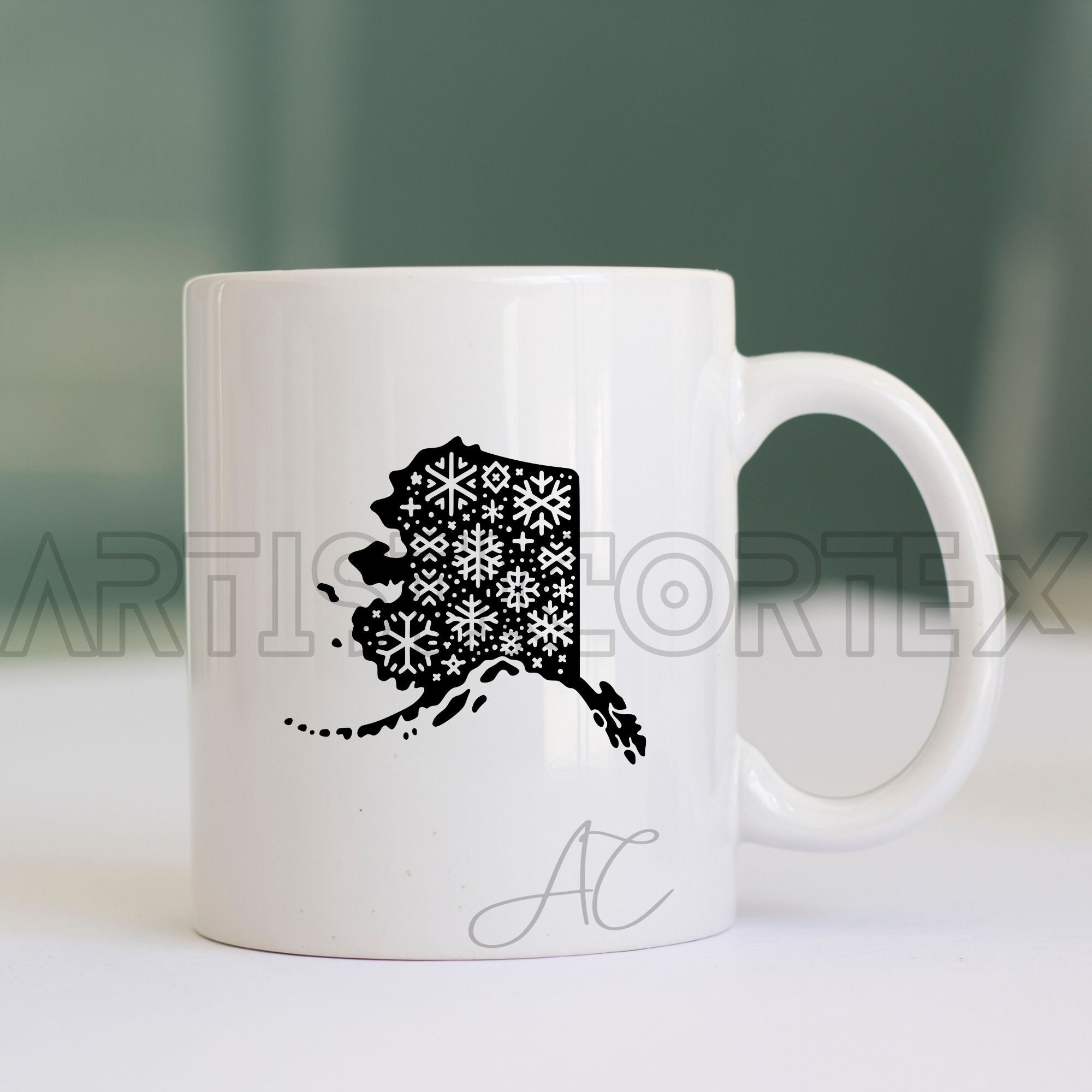 Alaska SVG Bundle, Alaska Outline PNG, Alaska Map Clipart, Hand Drawn ...