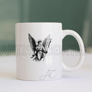 Archangel Raphael SVG Bundle, Saint Raphael PNG, St Raphael and Staff ...