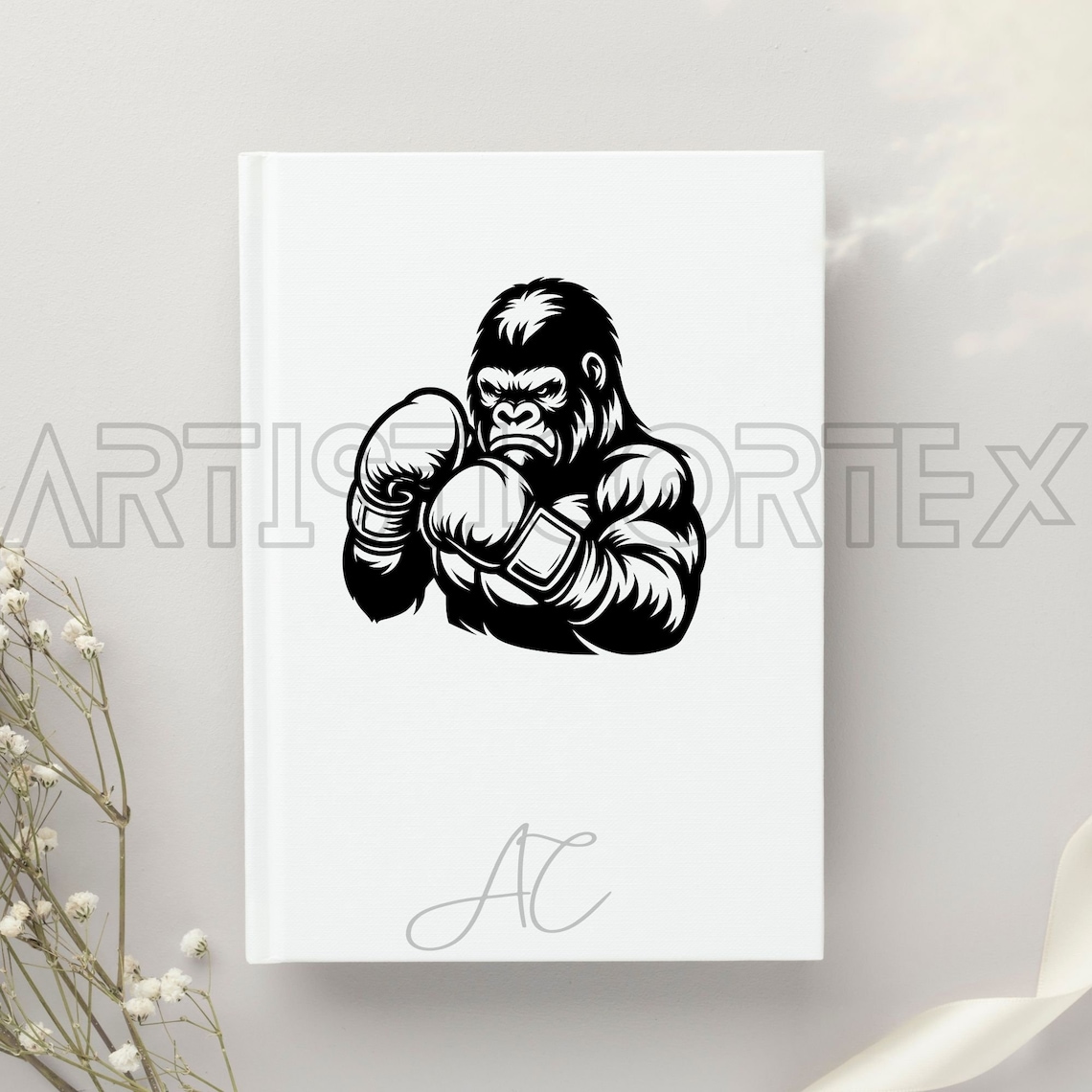 Boxing Gorilla SVG Bundle, Boxing PNG, Strong Gorilla Clipart, Hand ...