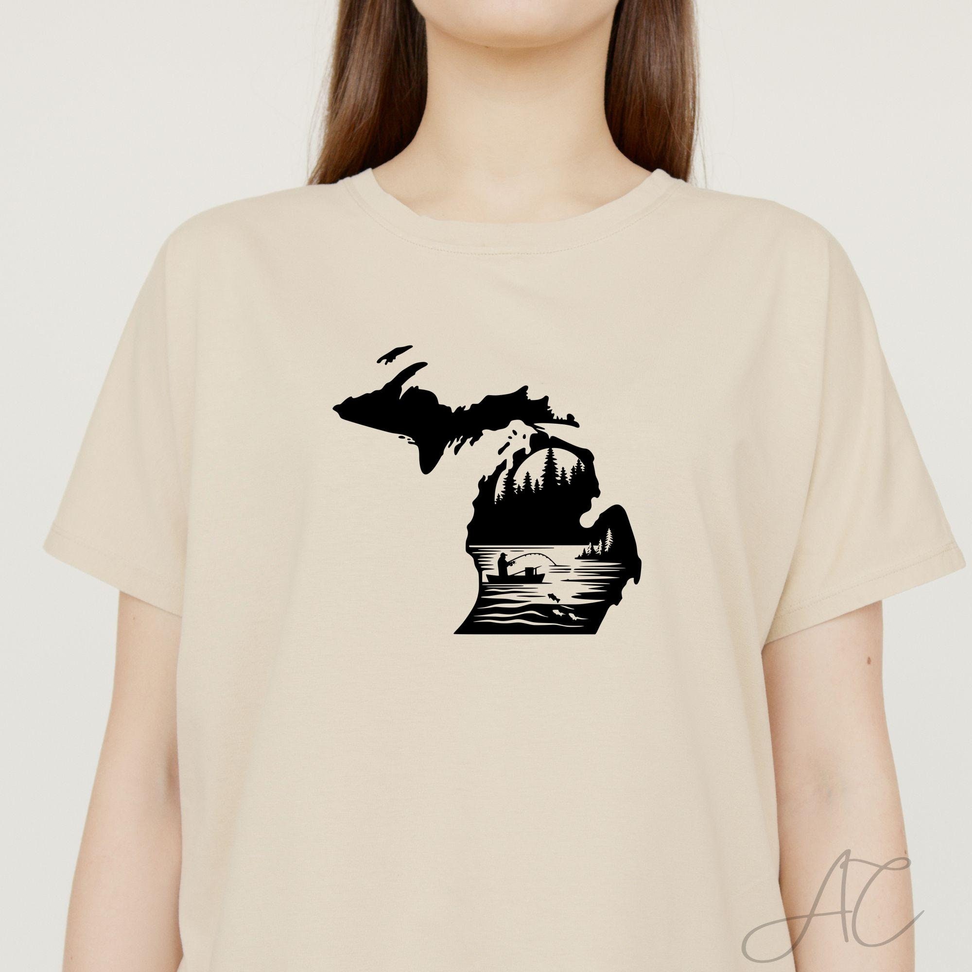 Michigan SVG Bundle, Michigan Outline PNG ,michigan Map Clipart, Hand ...