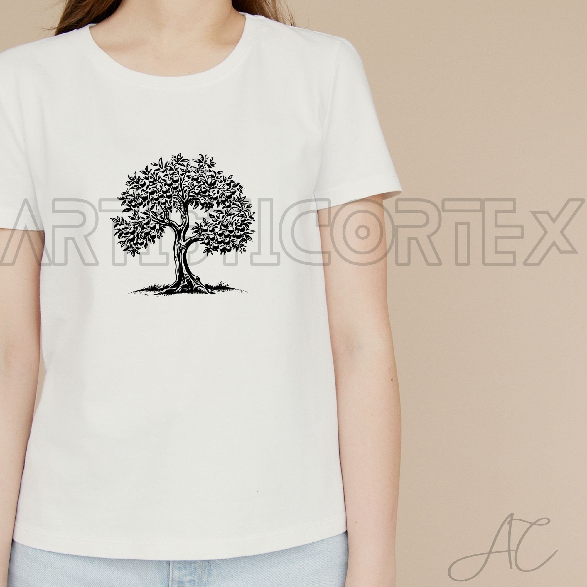Apple Tree SVG Bundle, Apple Tree With Swing PNG, Apple Clipart, Hand ...