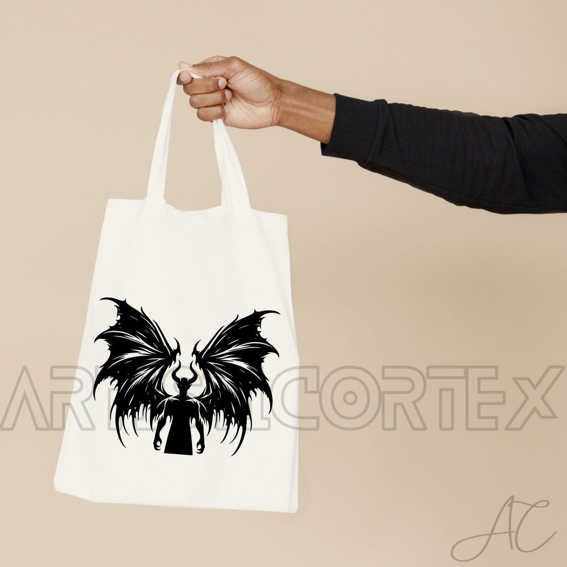 Demon SVG Bundle, Demon With Wings PNG, Demon With Suit Clipart, Hand ...