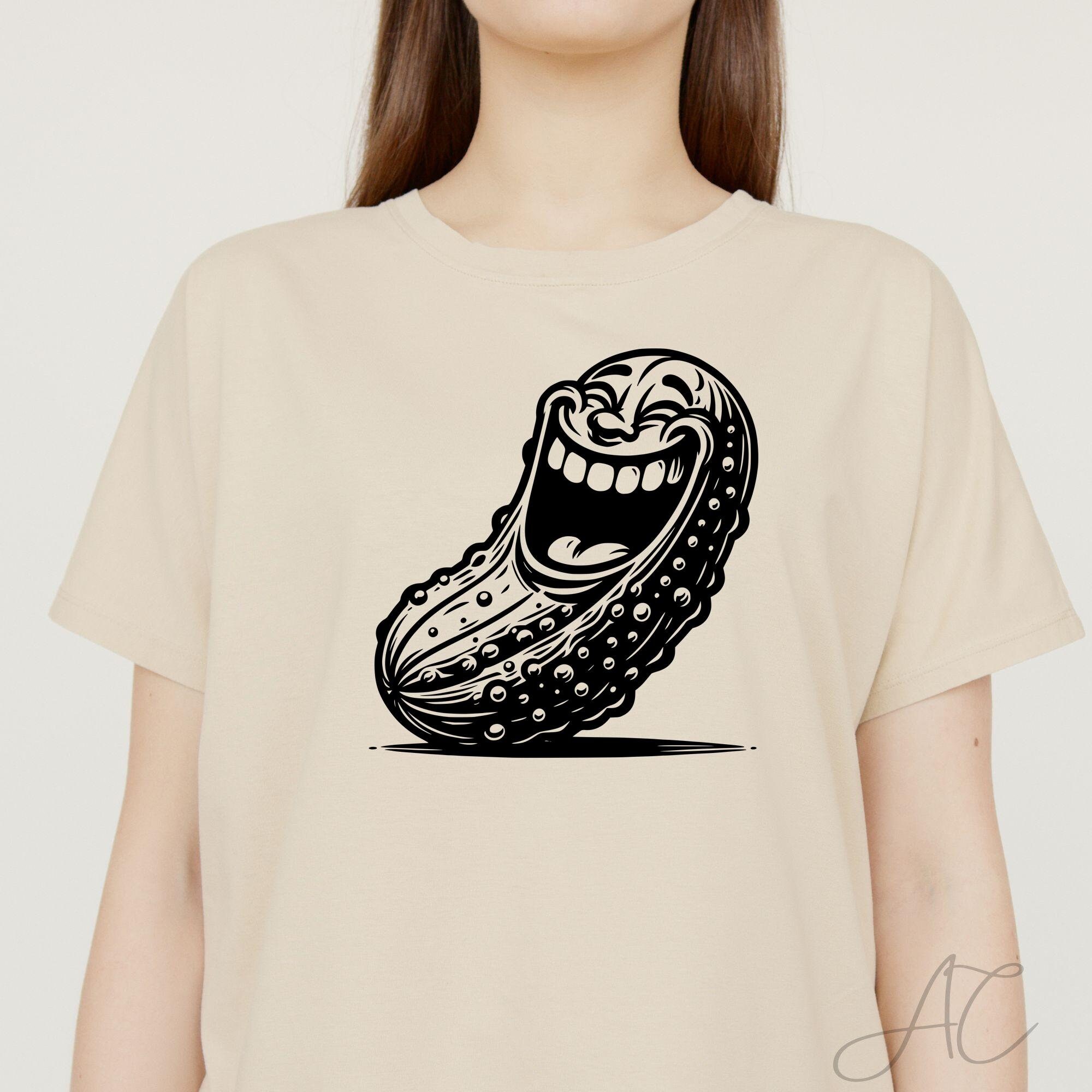 Pickle SVG Bundle, Laughing Pickle PNG ,smiling Pickle Clipart, Hand ...