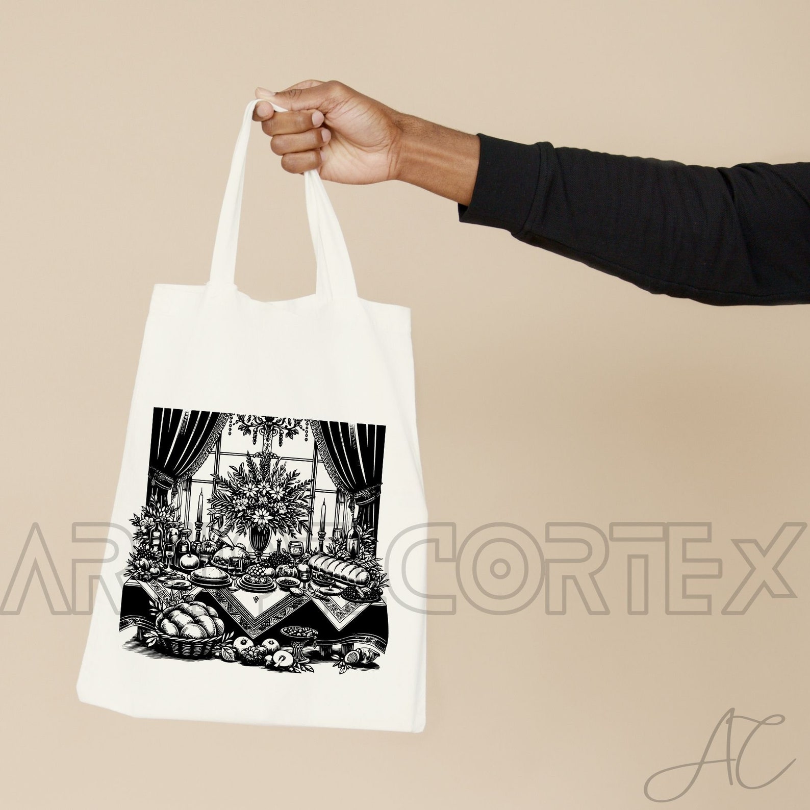 Feast SVG Bundle, Supper PNG, Food Clipart, Hand Drawn Feast Pictures ...