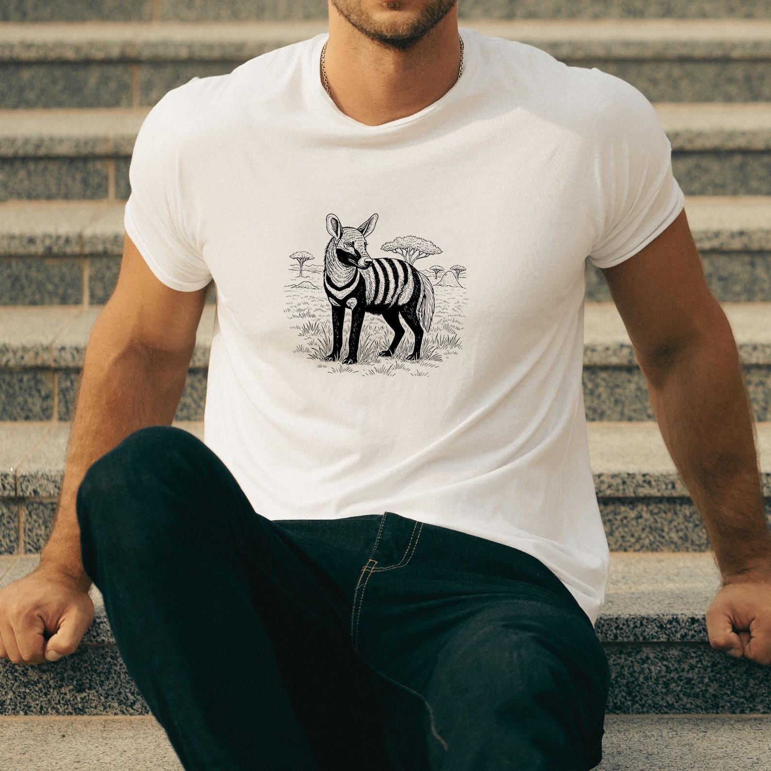 Aardwolf SVG Bundle, African Hyena PNG ,aardwolf Clipart, Hand Drawn ...