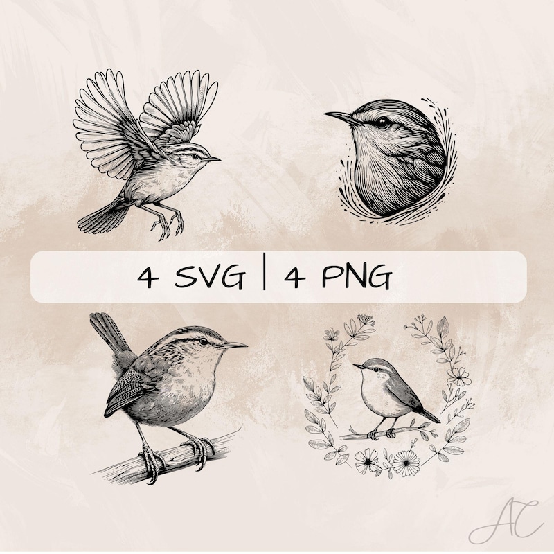 Bird Engraving - Etsy