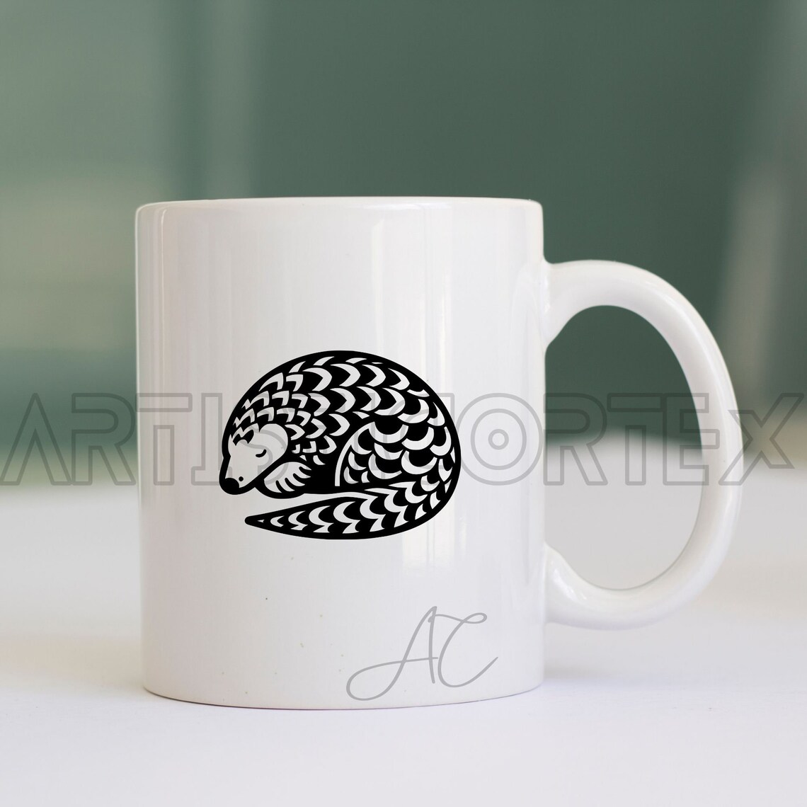 Pangolin SVG Bundle, Cute Pangolin PNG, Sleeping Pangolin Clipart, Hand ...