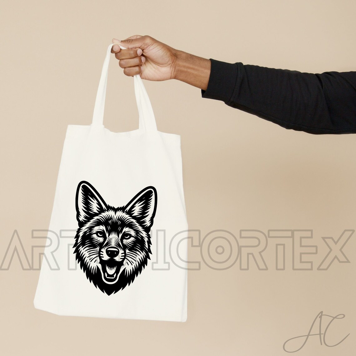 Jackal SVG Bundle, Jackal Howling PNG, Jackal Head Clipart, Hand Drawn Jackal Pictures for Print ...