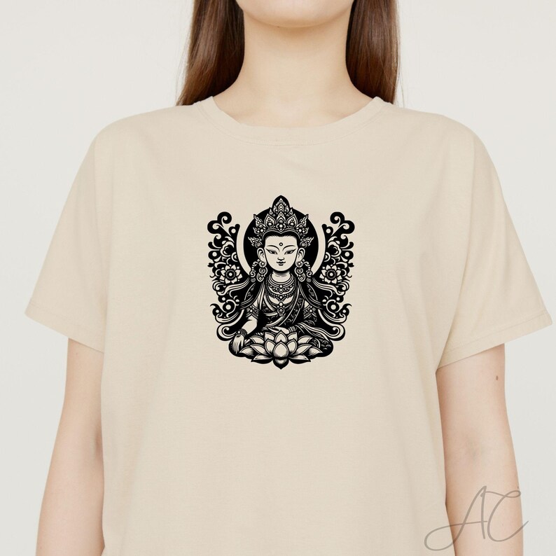 Tara SVG Bundle, Tibetan Buddhism PNG , Tara Clipart, Hand Drawn Tara ...