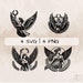 Nike SVG Bundle, Goddess of Victory PNG , Greek Mythology Clipart, Hand ...