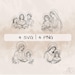 Saint Anne SVG Bundle, St Anne PNG ,saint Anne Clipart, Hand Drawn ...