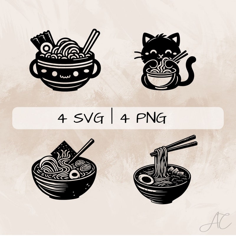 Ramen Svg - Etsy