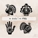 Turkey SVG Bundle, Turkey Hand PNG, Turkey With Glasses Clipart, Hand ...