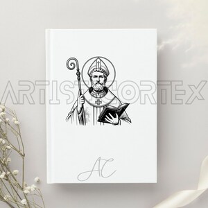 Saint Cyprian SVG Bundle, St Cyprian PNG , Catholic Clipart, Hand Drawn ...