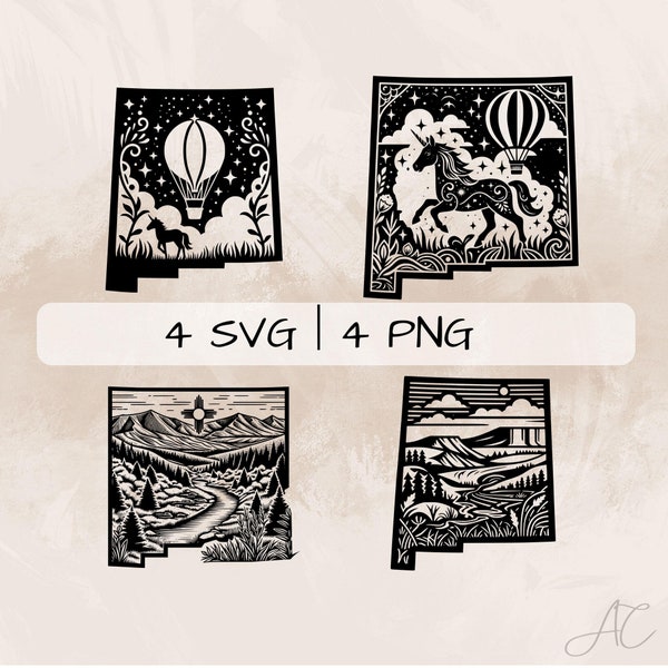 Picture Map of Mexico - Etsy