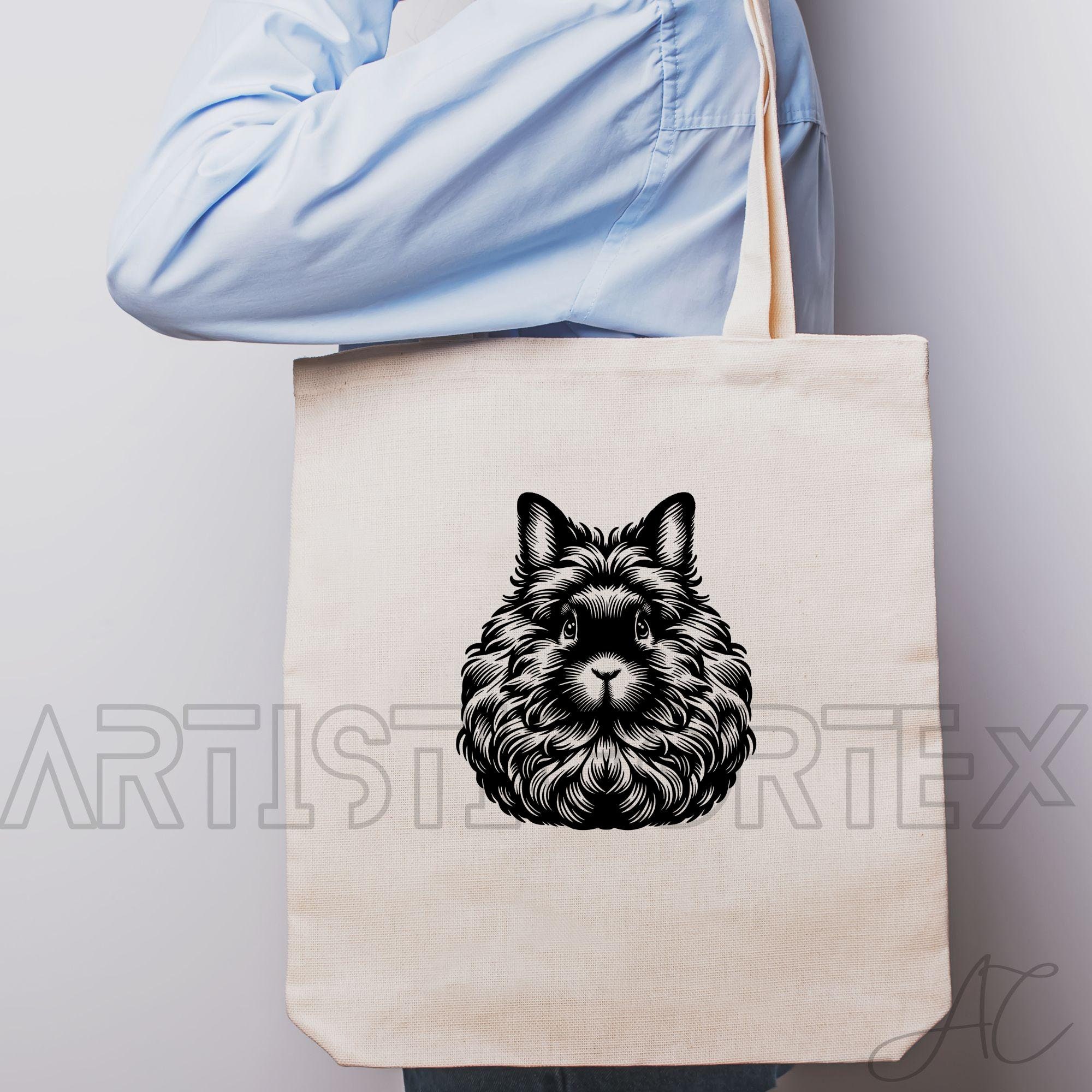 Angora Rabbit SVG Bundle, Rabbit PNG , Angora Rabbit Clipart, Hand ...