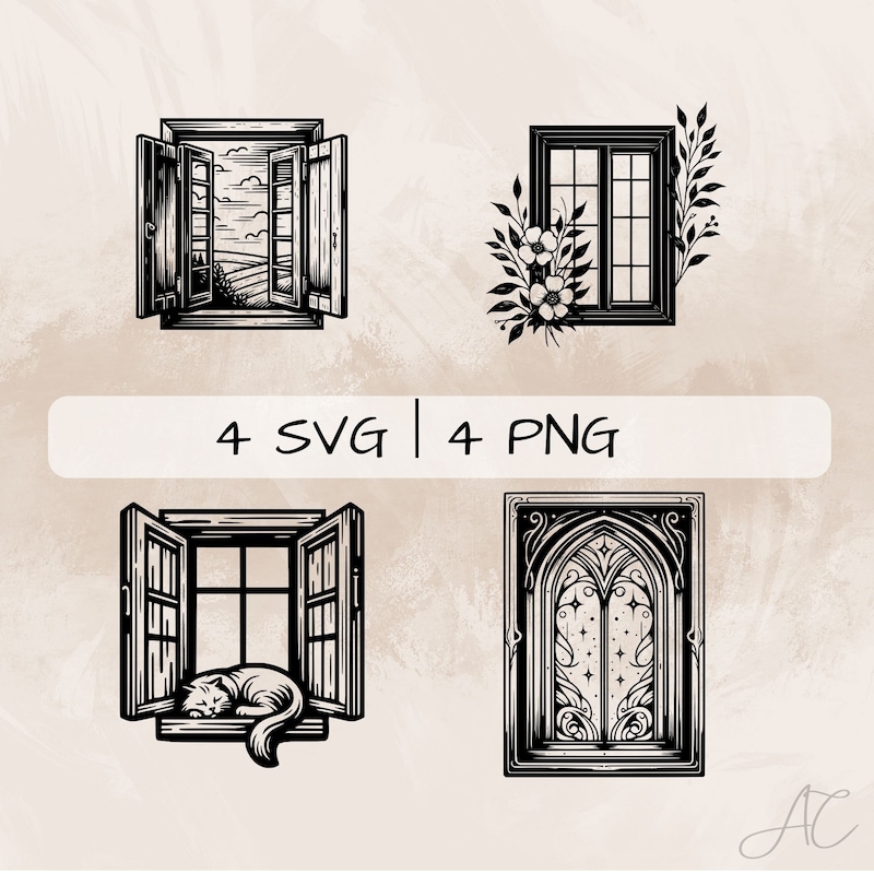 Window Svg - Etsy