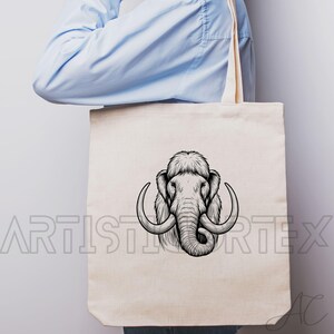 Mammoth SVG Bundle, Mammoth Face PNG ,mammoth Clipart, Hand Drawn ...