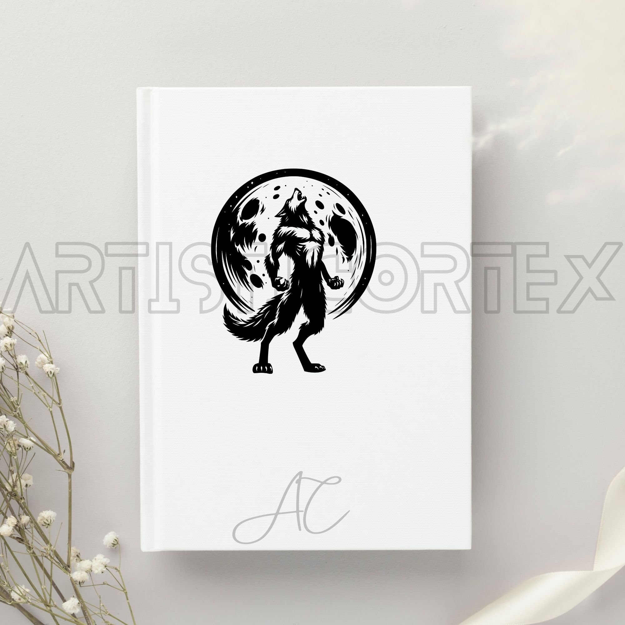 Werewolf SVG, Scary Werewolf PNG , Werewolf Howling Clipart, Hand Drawn ...