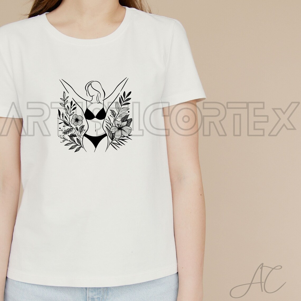 Body Positive SVG Bundle, Female Body PNG, Body Clipart, Hand Drawn ...