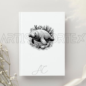 Manatee SVG Bundle, Manatee and Heart PNG, Manatee in Ocean Clipart ...