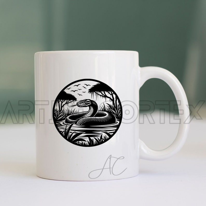 Anaconda SVG Bundle, Anaconda and Prey PNG, Anaconda in Swamp Clipart ...