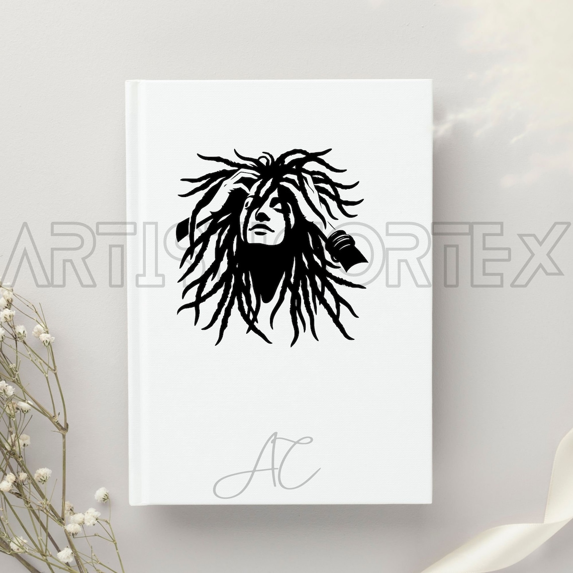 Dreadlocks SVG Bundle, Caucasian Dreadlocks PNG, Yoga Clipart, Hand ...