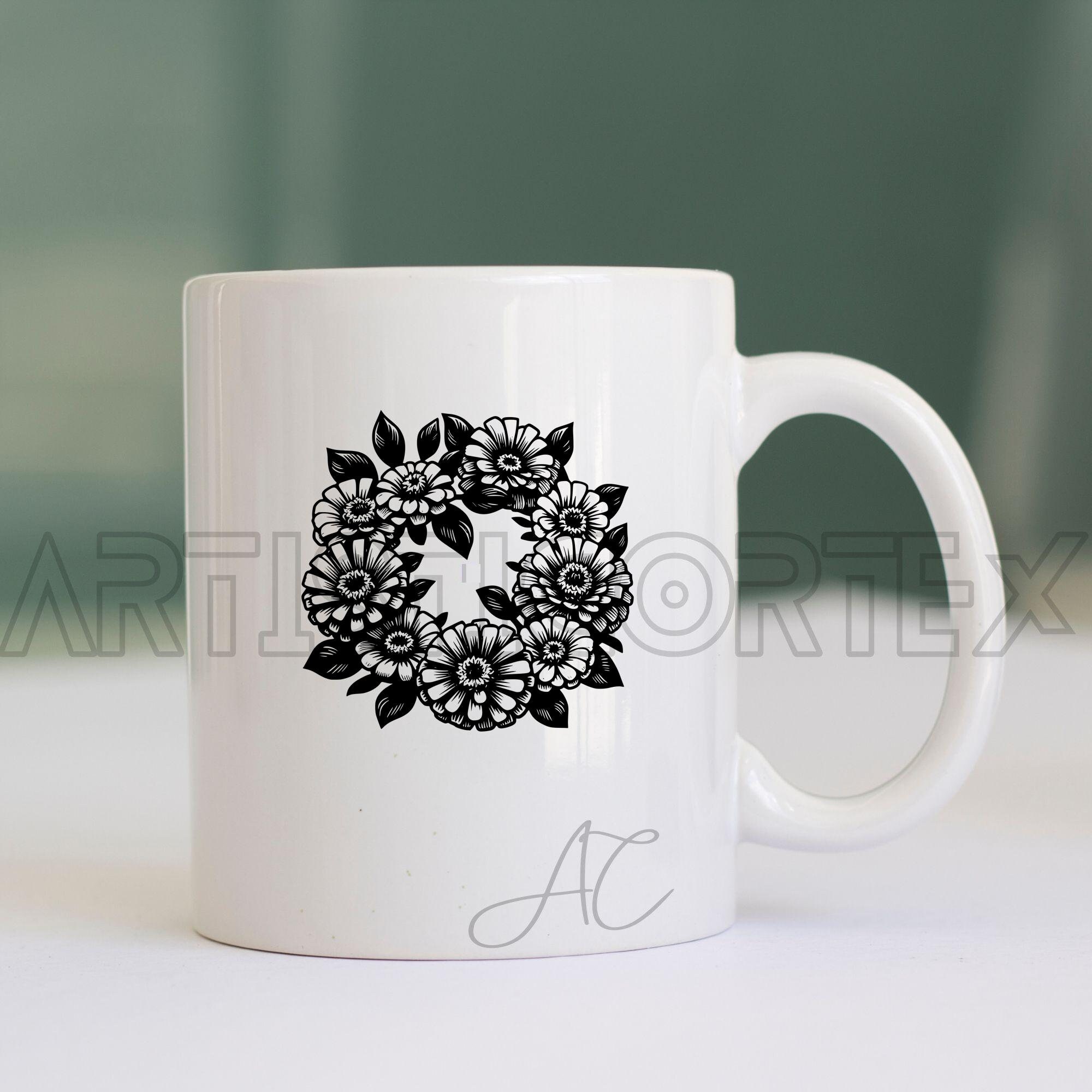 Zinnia SVG Bundle, Zinnia Flower PNG, Zinnia Wreath Clipart, Hand Drawn ...