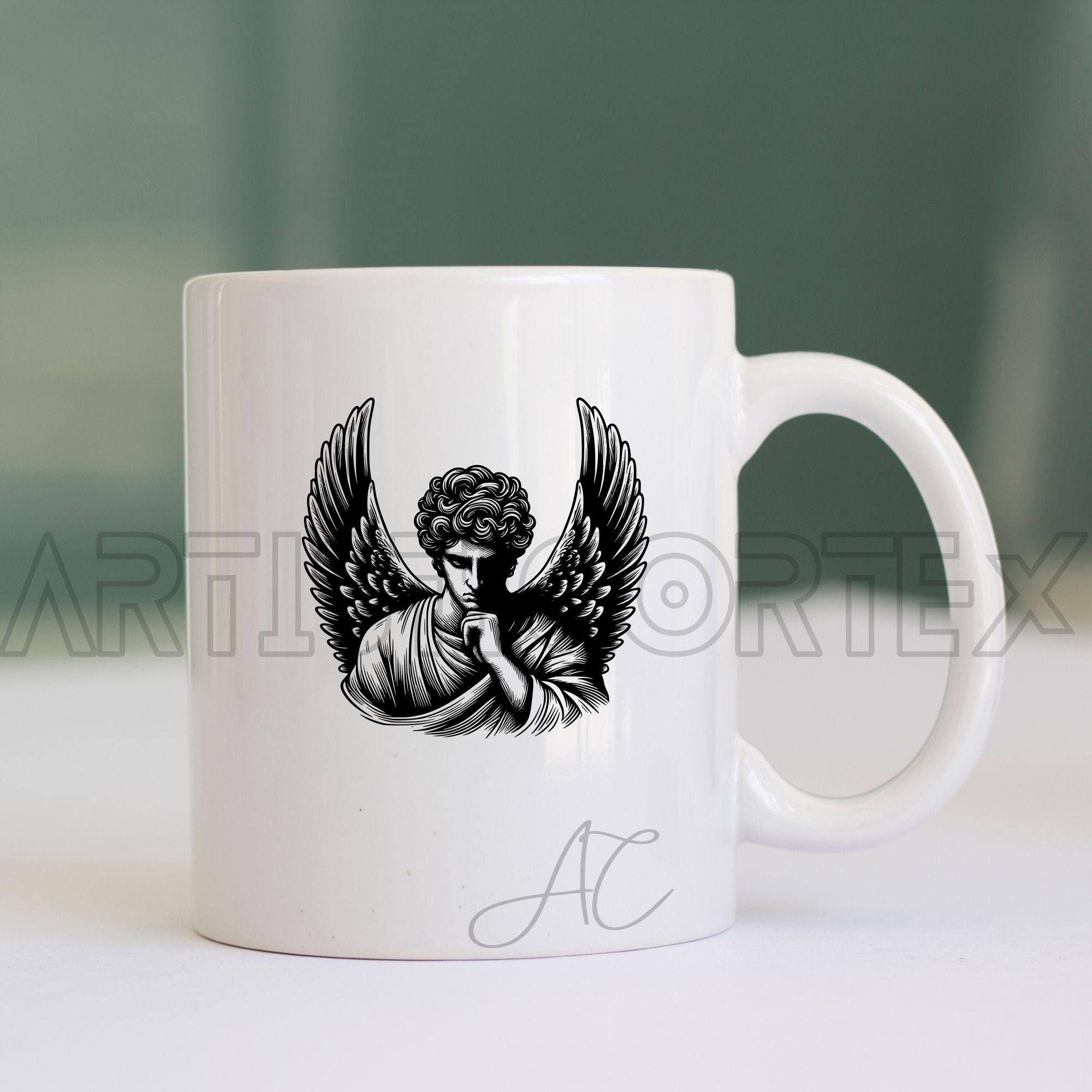 Angel SVG Bundle, Angels PNG, Angel Clipart, Hand Drawn Angel Pictures ...