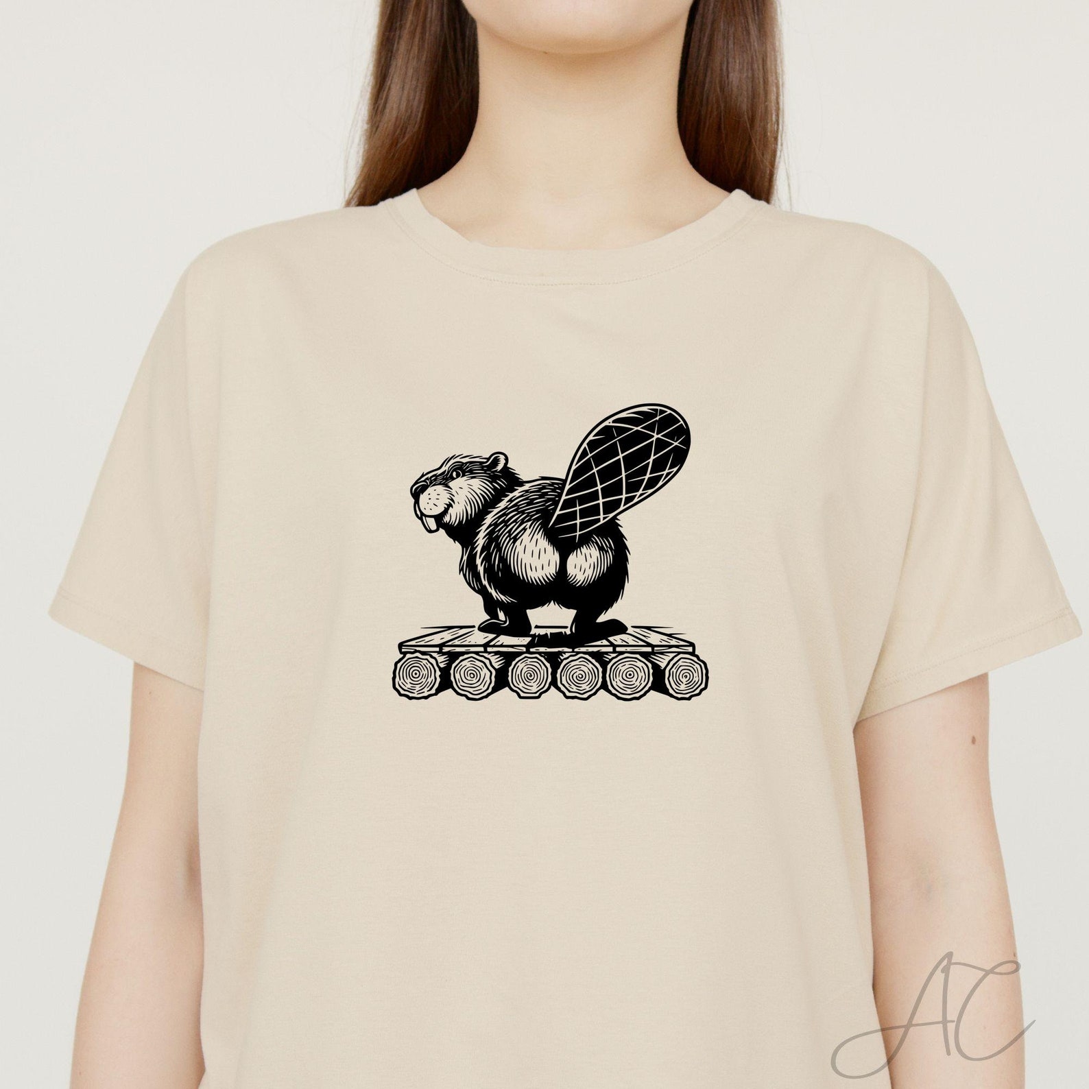 Beaver SVG Bundle, Beaver and Tree PNG , Beaver Face Clipart, Hand ...