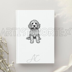 Delicate Cockapoo SVG Bundle, Cockapoo Line Art PNG, Cockapoo and ...