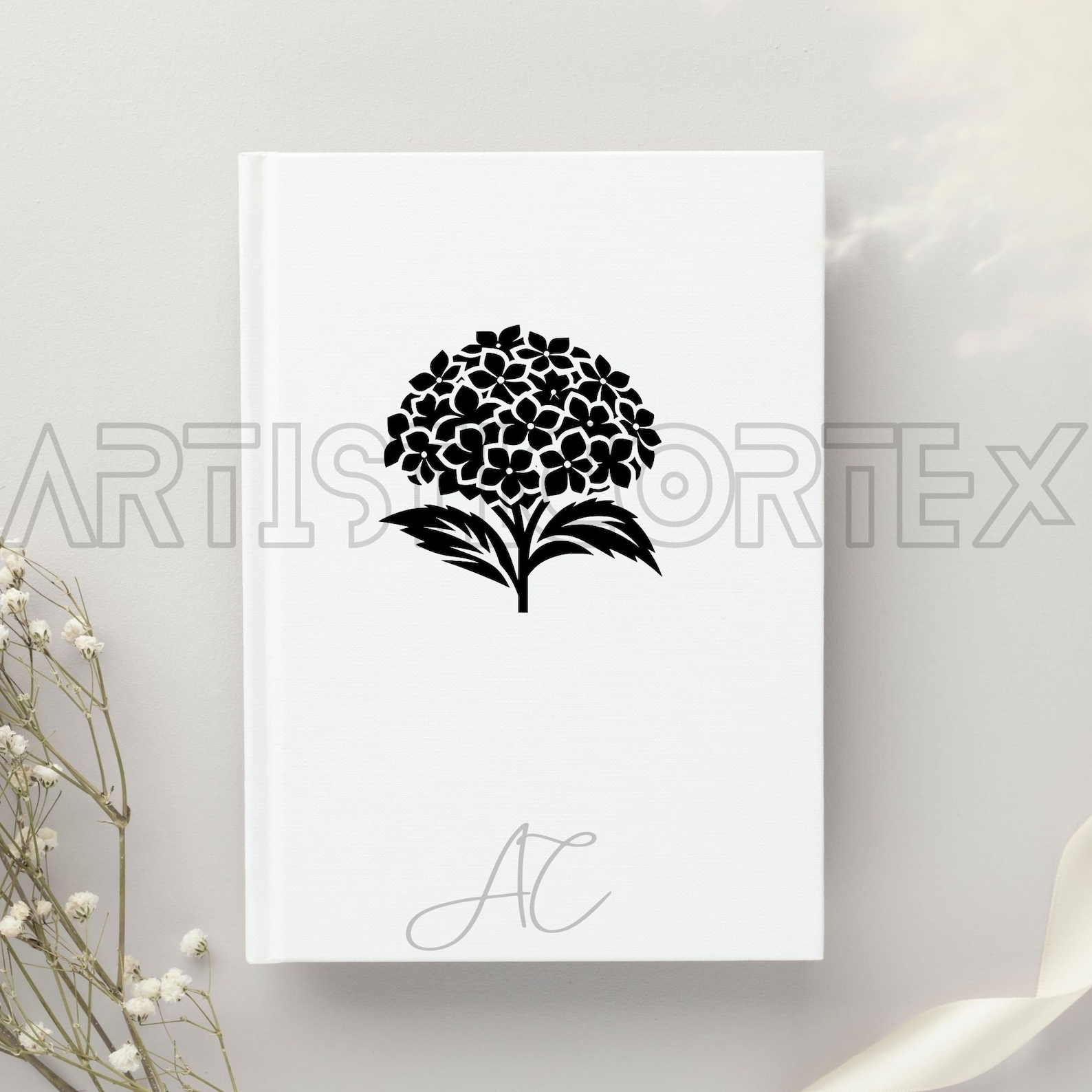Hydrangea SVG Bundle, Hydrangeas PNG, Hydrangea and Heart Clipart ...