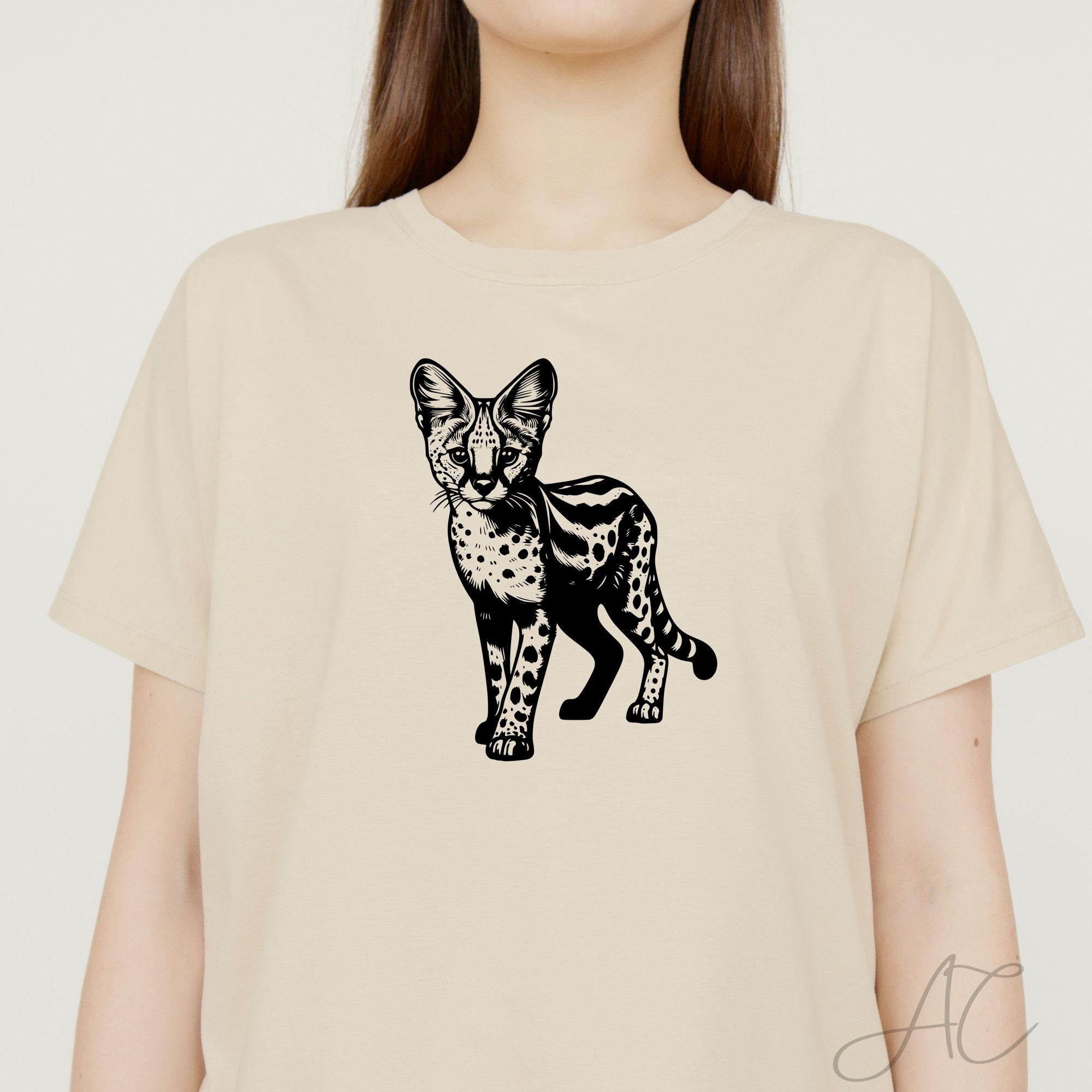 Serval SVG Bundle, Serval in Nature PNG ,serval Running Clipart, Hand ...